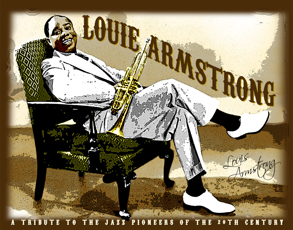 Louis Armstrong "Tribute To Jazz Pioneers" D-2 – Musicarthistory.net