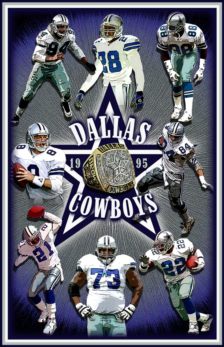 Dallas Cowboys "Championship Collage '95" D-2 – Musicarthistory.net