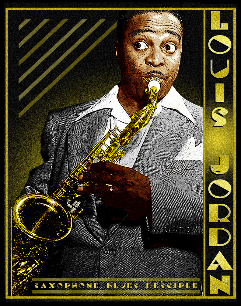 Louis Jordan "Saxophone Blues Disciple" D-1 – Musicarthistory.net