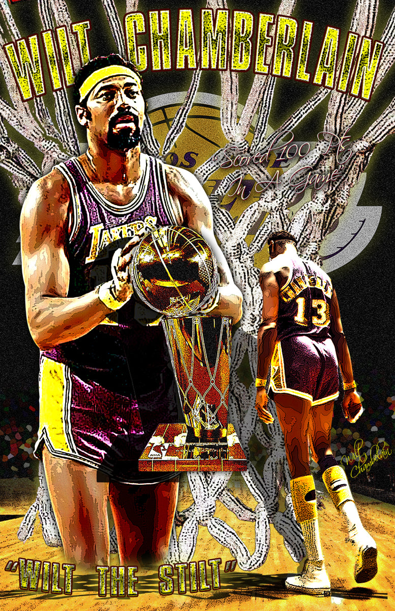 Wilt Chamberlain "Wilt The Stilt" D-4 – Musicarthistory.net