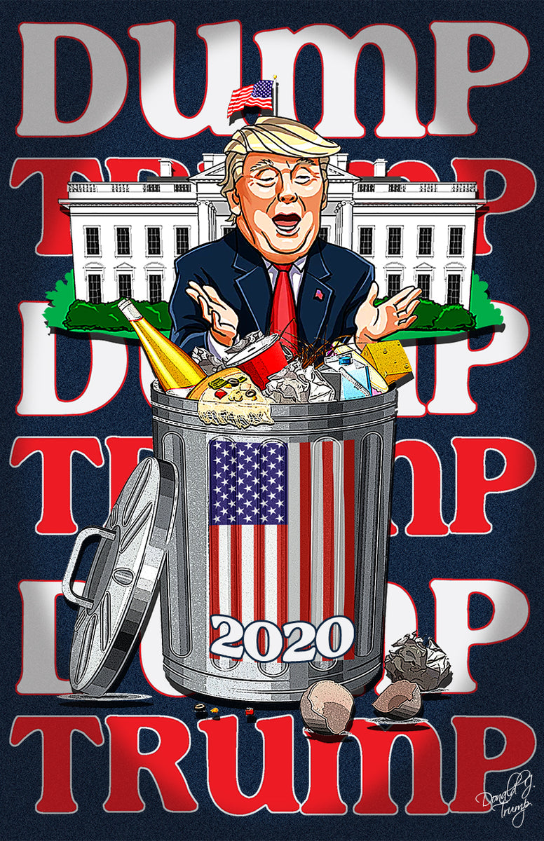 Donald Trump "Dump Trump" D-1 – Musicarthistory.net