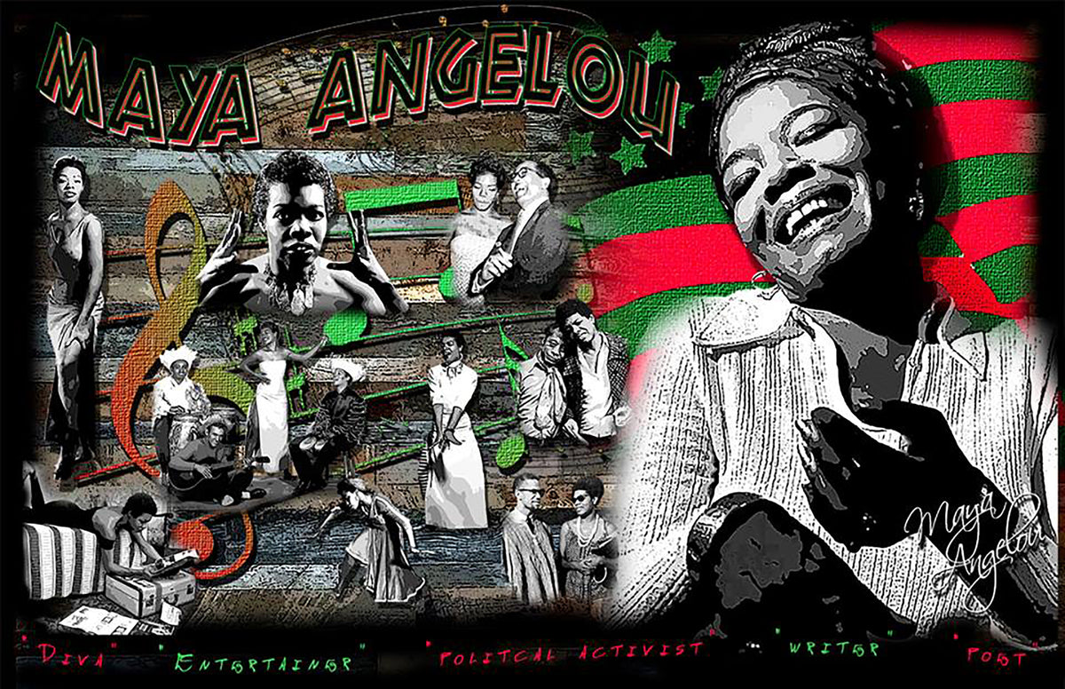 Mya Angelou "Tribute" D-1 – Musicarthistory.net
