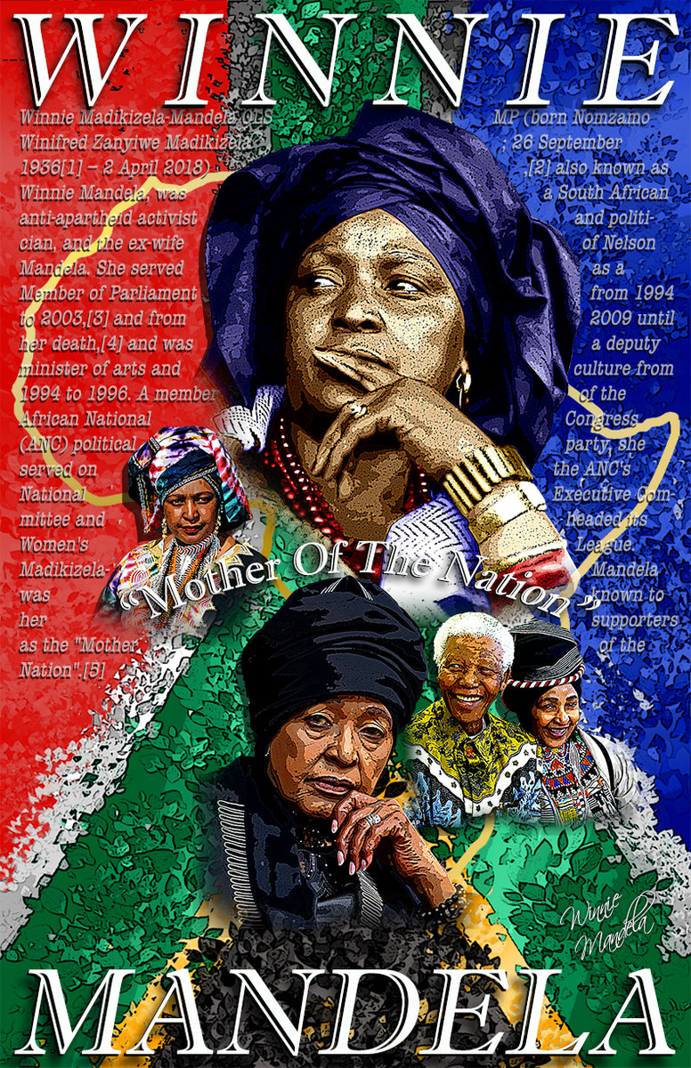 Winnie Mandela "Mother Of The Nation" D-1 – Musicarthistory.net
