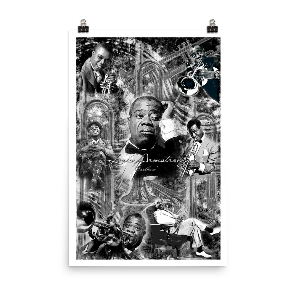 Louis Armstrong "Collage" D-3 – Musicarthistory.net